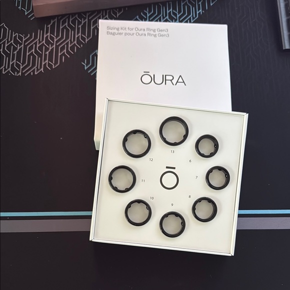 Oura | Other | Oura Ring Gen3 Sizing Set In Black | Poshmark